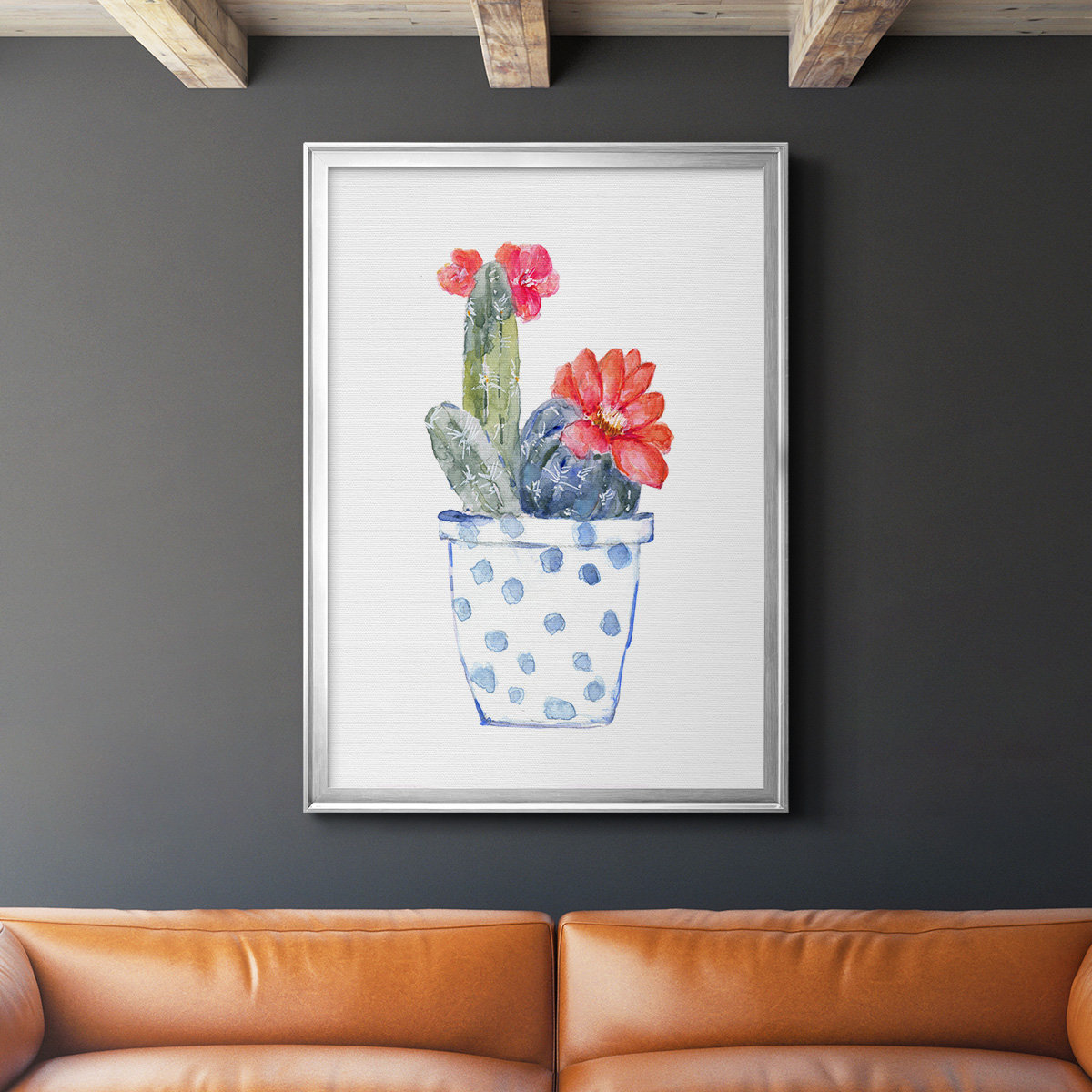 Bungalow Rose Cactus And Succulent Blooms II Premium Framed Print - Ready To Hang - Wayfair Canada